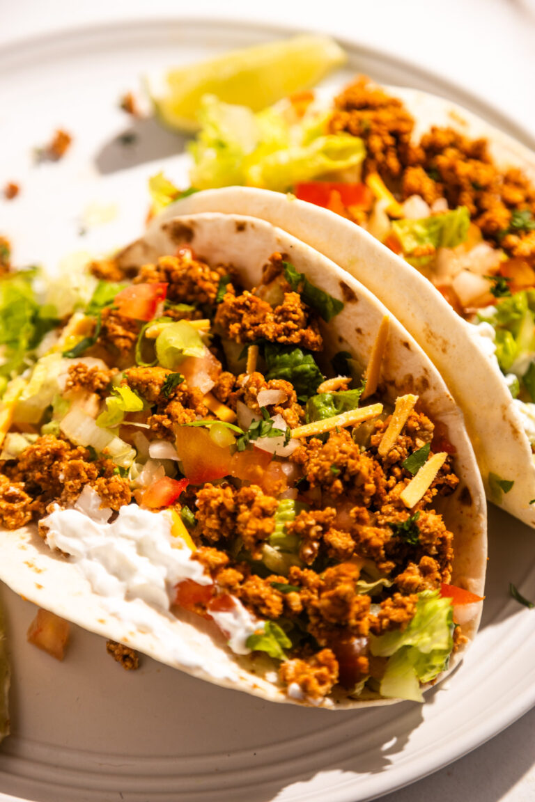 Bold Vegan Tofu Taco Crumbles Recipe (Taco Night) - Becoming You With Julie