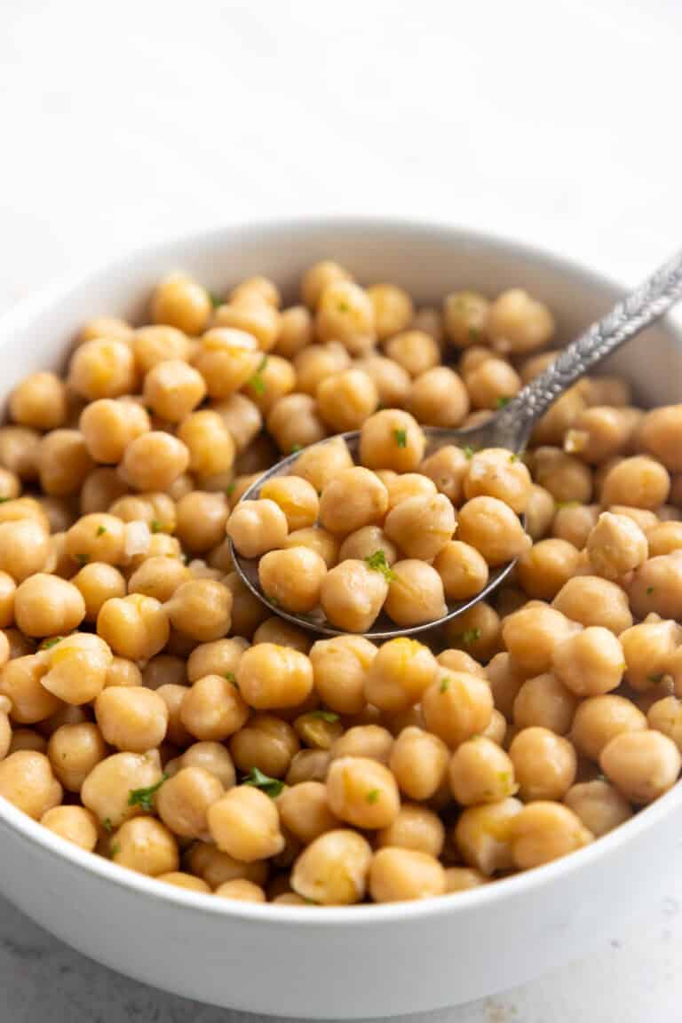 Instant Pot Chickpeas (Soaked & Unsoaked Methods) - Becoming You With Julie