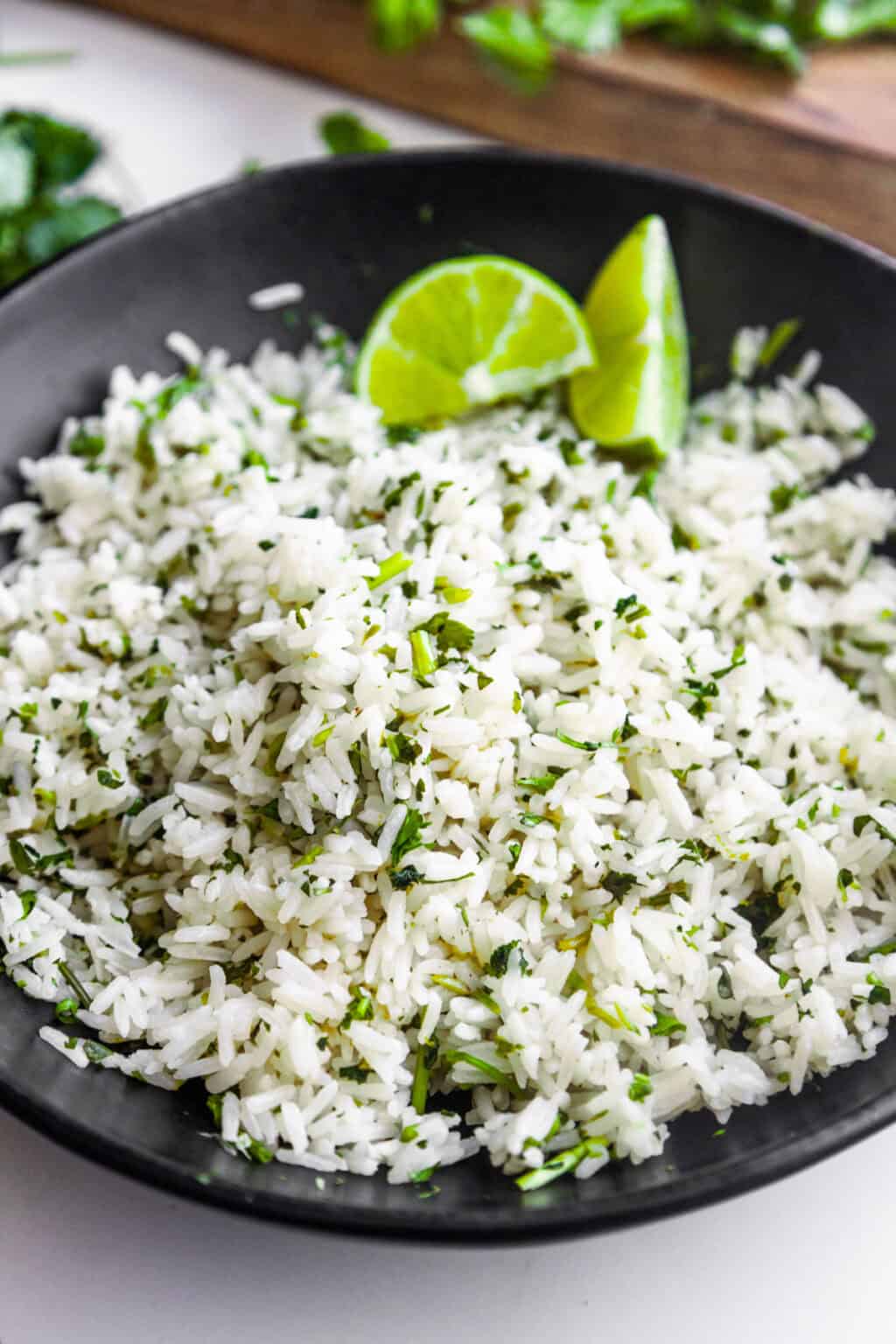 Rice for Burritos (Easy Lime Cilantro Rice Recipe) - Becoming You With ...