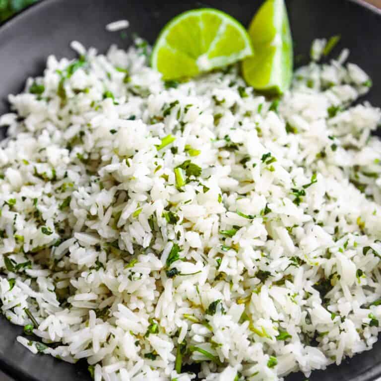 Rice for Burritos (Easy Lime Cilantro Rice Recipe) - Becoming You With ...